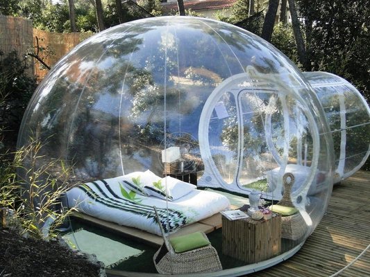 Outdoor Inflatable Tent / Inflatable Bubble House For Exhibition With 0.45MMPVC