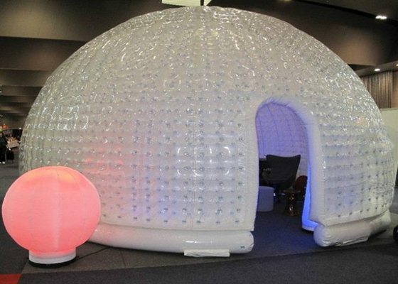 Durable Inflatable Camping Tent  for event and party , PVC Cloth inflatable dome tent