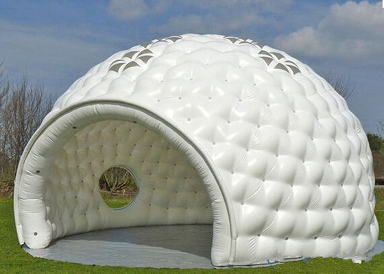 Durable Inflatable Camping Tent  for event and party , PVC Cloth inflatable dome tent