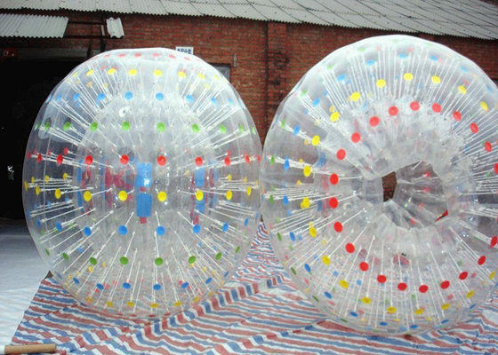 Big Transparent PVC Inflatable Water Walking Ball For Playing Center , Lake