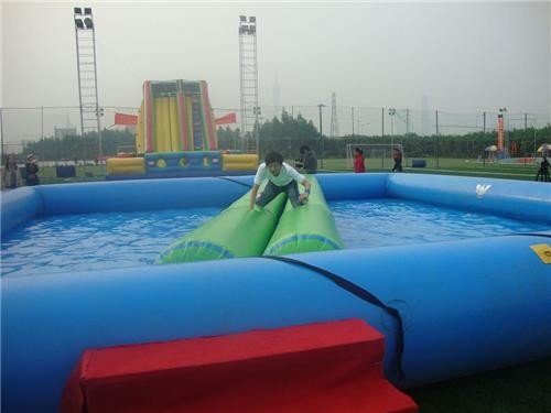 Large Inflatable Swimming Pool , Professional Design Blow Up Swimming Pools