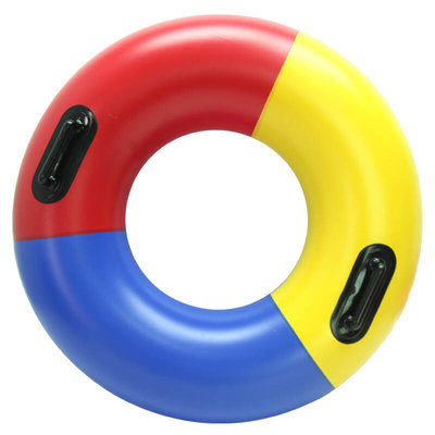 Tire / Round PVC Inflatable Swimming Ring Waterproof For Children Swimming