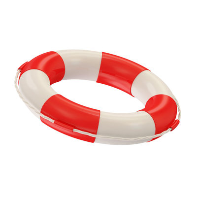 Tire / Round PVC Inflatable Swimming Ring Waterproof For Children Swimming