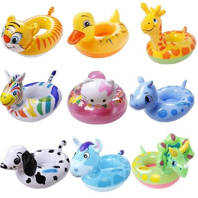 Tire / Round PVC Inflatable Swimming Ring Waterproof For Children Swimming