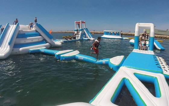 Customizable Size Inflatable Water Park Digital Printing For Amusement Park