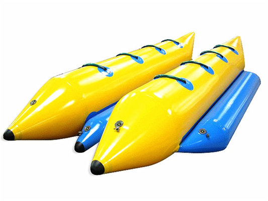 Yellow Waterproof PVC Inflatable Boat Excellent Peeling Material For Summer Toys