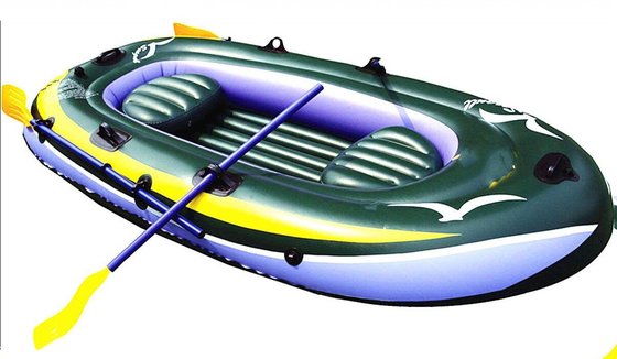 Customized Banana Style PVC Inflatable Boat In Outdoor For Kids And Adults