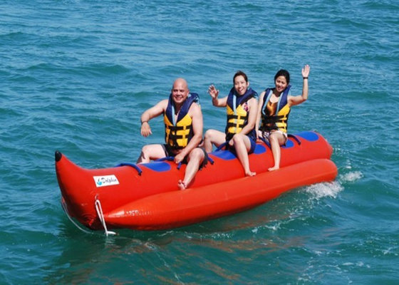 0.8mm PVC Inflatable Boat , Launch And Motorboat For Beach , Lake And Very Big Swimming Pool