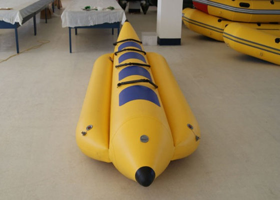 4m Water Banana Rubber Inflatable Boat For Water Rafting / Water Sports