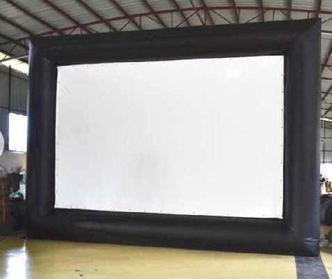 Portable Giant Outdoor Inflatable Movie Screen 0.9 Mm PVC Tarpaulin + 420D Oxford