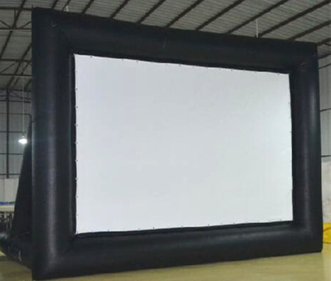 Giant Inflatable Movie Screen Projection Screen Outdoor Movie Display For Events