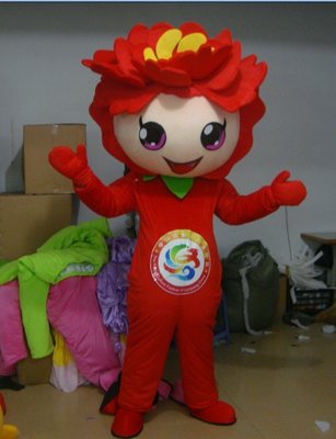 210D Oxford Cloth Big Inflatable Cartoon Costumes Inflatable Mascot For Advertising