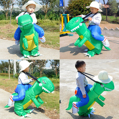 Kinderaufblasbare Zeichentrickfilm-Figuren/gehende Dinosaurier-Maskottchen-Explosions-Kostüme