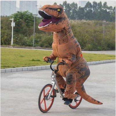 Oxford Cloth T-REX Dinosaur Inflatable Costumes Purim Cosplay Fancy 1.8m