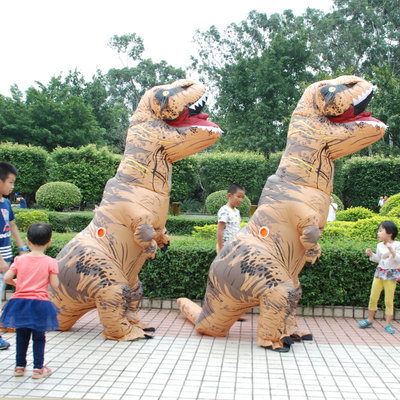 Oxford Cloth T-REX Dinosaur Inflatable Costumes Purim Cosplay Fancy 1.8m