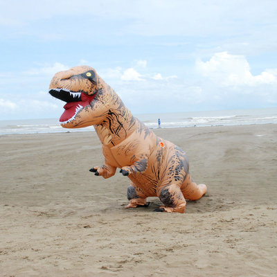 Oxford Cloth T-REX Dinosaur Inflatable Costumes Purim Cosplay Fancy 1.8m