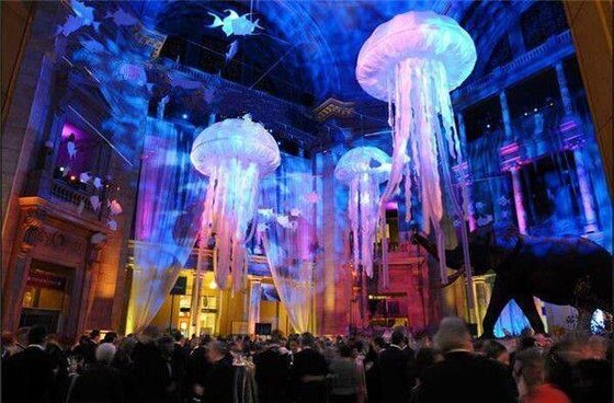 0.55mm PVC Custom Inflatable Products , Inflatable Decoration With Led Light