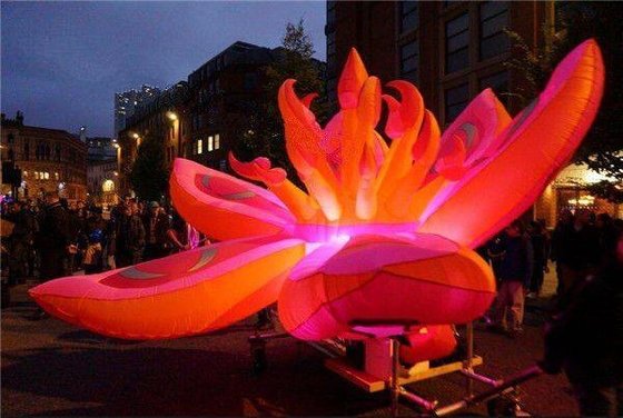 0.55mm PVC Custom Inflatable Products , Inflatable Decoration With Led Light