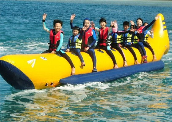 0.8mm PVC Inflatable Boat , Launch And Motorboat For Beach , Lake And Very Big Swimming Pool