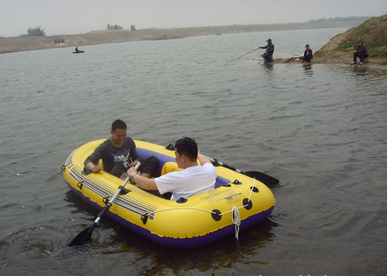 Customize 0.9MM PVC Inflatable Boat Toys Towable Flyfish For 4/6 Person Use
