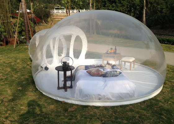 Tramparent  inflatable tent for outdoor viewing , watching  flashing star , evening canteen