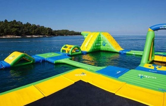Commercial Inflatable Bounce House Pool Bouncer Park With Repair Kits And Pump