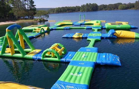 Commercial Inflatable Bounce House Pool Bouncer Park With Repair Kits And Pump