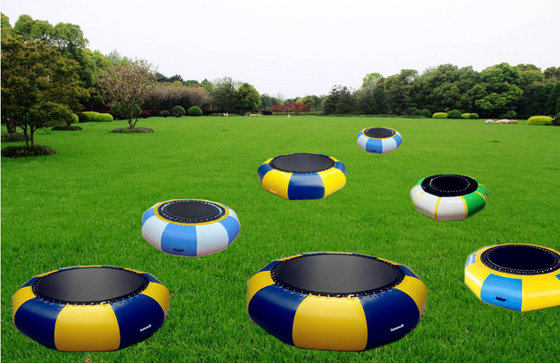 Waterproof Anti - Corrosion Fabric Inflatable Jump Bed For Family Entertainment