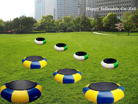 Waterproof Anti - Corrosion Fabric Inflatable Jump Bed For Family Entertainment