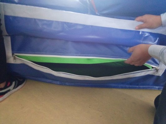 Huge PVC Tarpaulin Inflatable Trampoline For children With Slide In Outdoor / Indoor