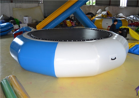 0.9MM PVC InflatableTrampoline Water Toys Jump Trampoline For Family Play Together With 1.8M
