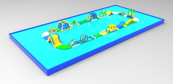Inflatable Toys Combination Water Parks Pool Toys Style Color Custom Toys for swimming pool