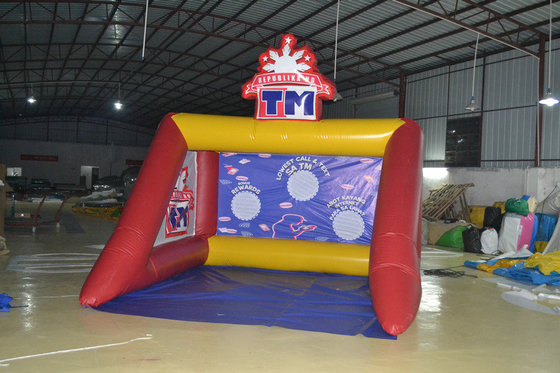 Inflatable Soccer Frame 0.55mm PVC Inflatable Sports Toys Custom