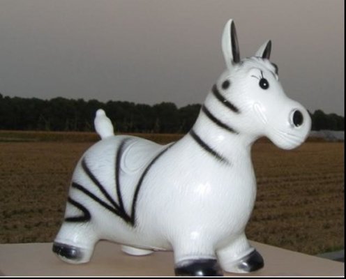 Environmental Protection Soft Plastic Inflatable Animal Toys , Inflatable Children Toys Custom