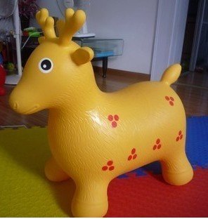 Environmental Protection Soft Plastic Inflatable Animal Toys , Inflatable Children Toys Custom