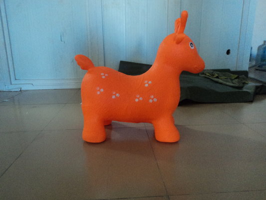 Environmental Protection Soft Plastic Inflatable Animal Toys , Inflatable Children Toys Custom