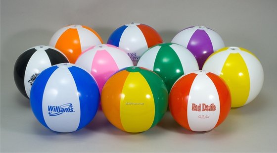 PVC Inflatable Beach Ball Inflatable Toys Ball Color Size Logo Can Be Customized