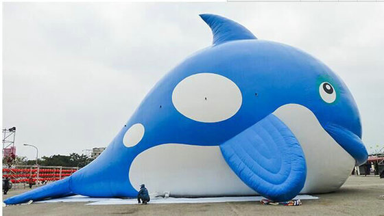16 Feet Inflatable Tiger Whale Inflatable Dolphin Inflatable Tuna Lights