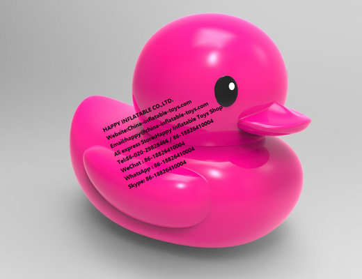 inflatable rubber duck customized  pink duck 3m high pvc tarpaulin inflatable toys