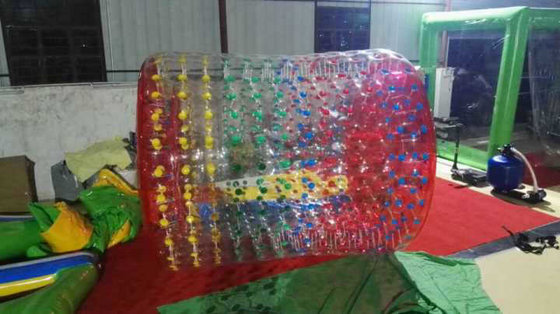 2.6*2.4 Meters Red 0.9mmpvc Inflatable Roller For Adults And Children Water Rafting And Crawling Competition