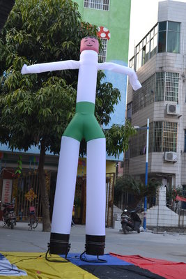 Inflatable Advertising Products , 210D Oxford Cloth Inflatable Air Dancer Wtth Air Pump And Repair Kit