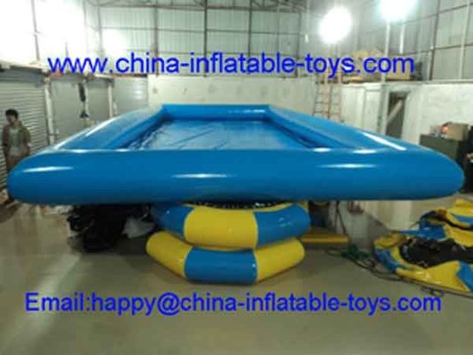 0.9mm PVC Tarpaulin Summer Inflatable Blow Up Swimming Pools For Swim / Shower