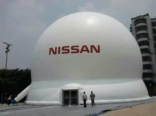 420D Oxford Helmet Shape Inflatable Outdoor Tent For Contruction Industry