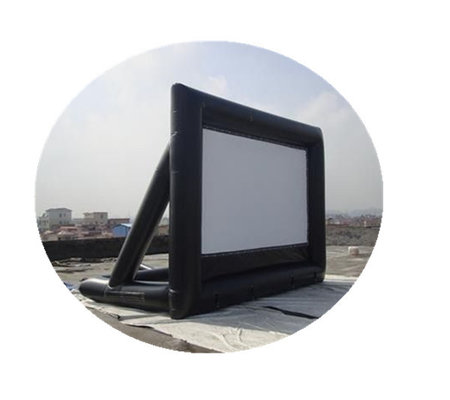 1 Year Warranty Red / Black Inflatable Movie Screen Fireproof For Play Movies