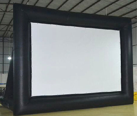 1 Year Warranty Red / Black Inflatable Movie Screen Fireproof For Play Movies