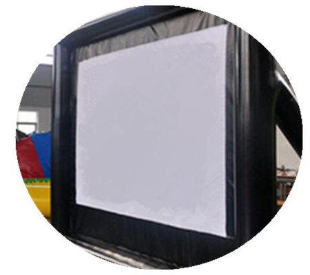1 Year Warranty Red / Black Inflatable Movie Screen Fireproof For Play Movies