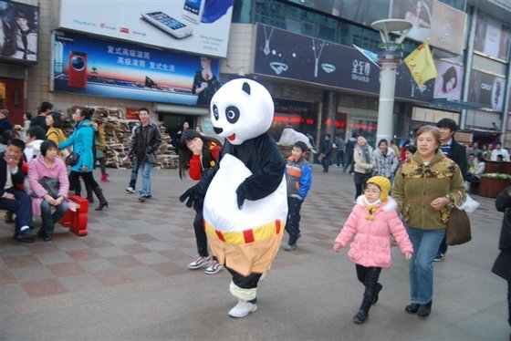 Color Flannelette Cartoon Characters Used For Advertising Or The Party Dress Up