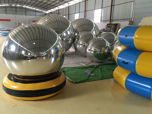 0.3MM PVC Inflatable Mirror Ball Decoration Advertising Mirror Ball For Exhibition