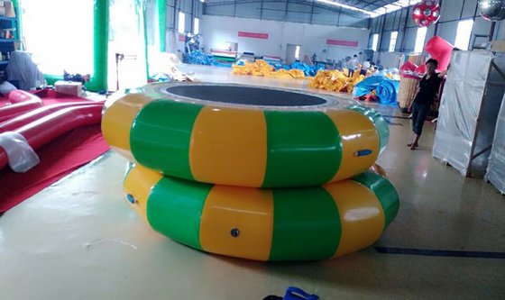 Durable Giant Inflatable Toy  Round Rubber Band Inflatable Ring With Air Pump