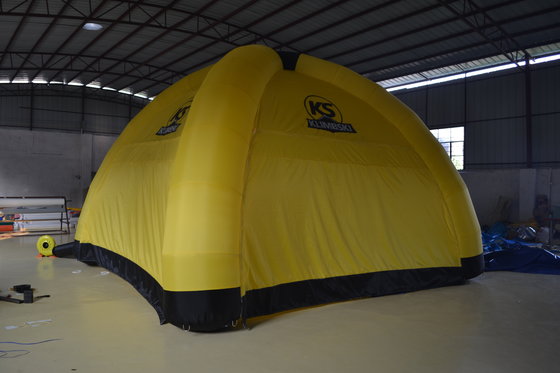5 * 5 * 3m Attractive Airtight Inflatable Tent PVC Tarpaulin With Air Pump